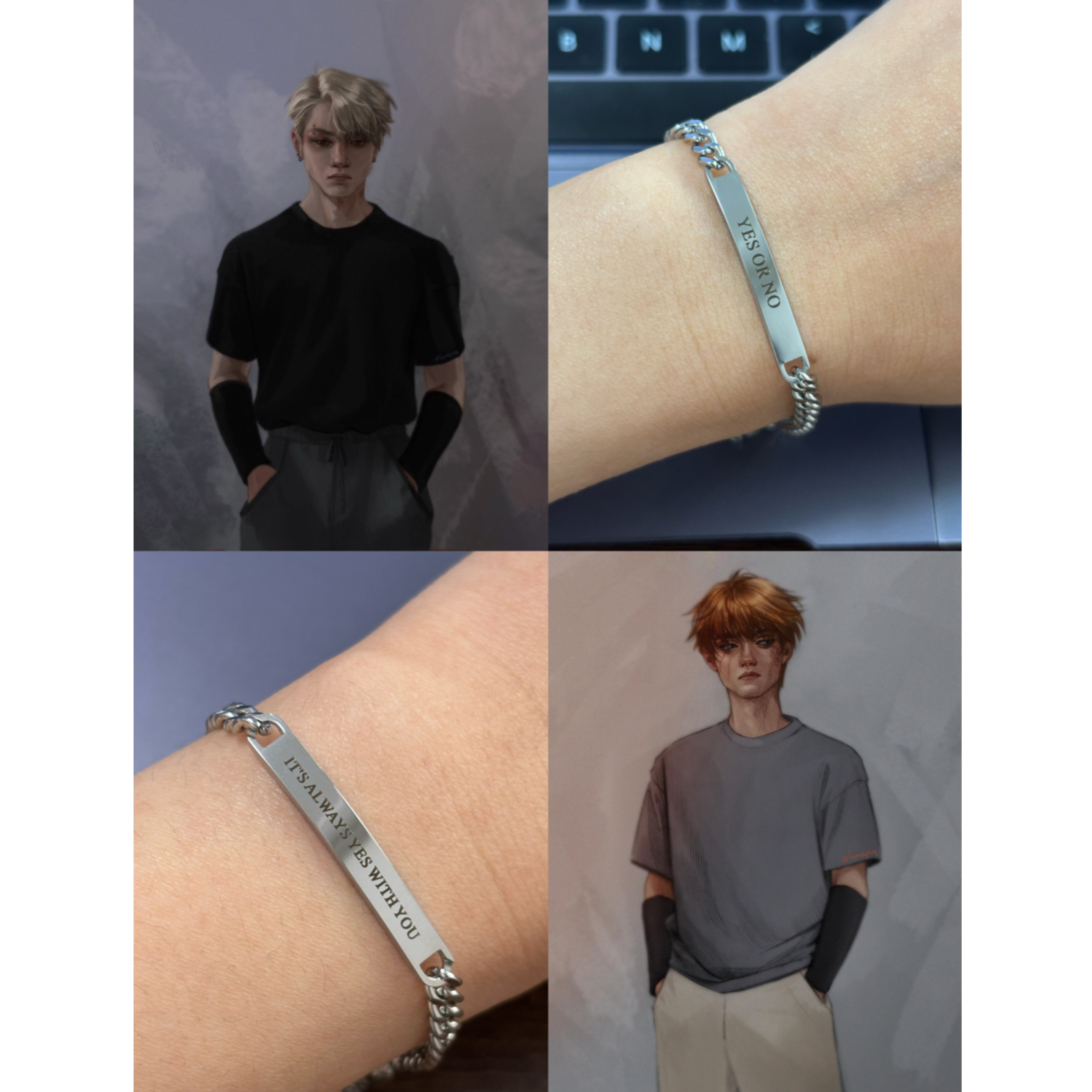 Yes Or No Couple Bracelets · – MMT JEWEL